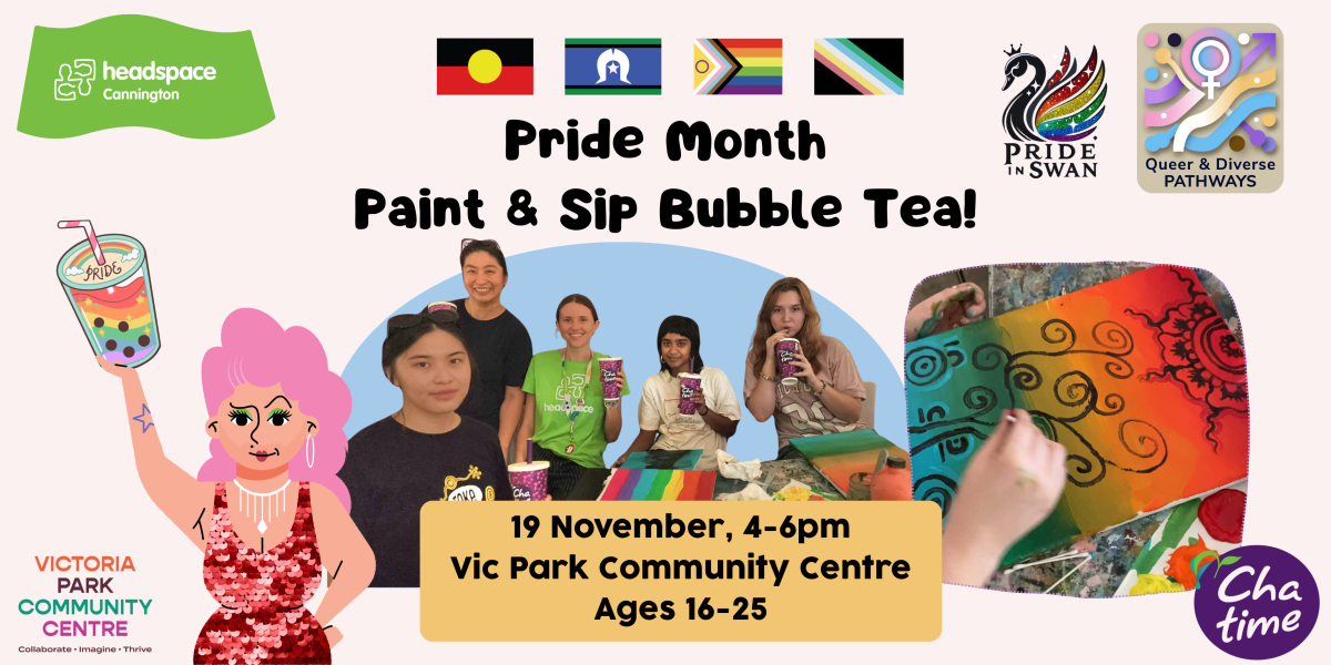 Pride Month: Paint & Sip Bubble Tea!