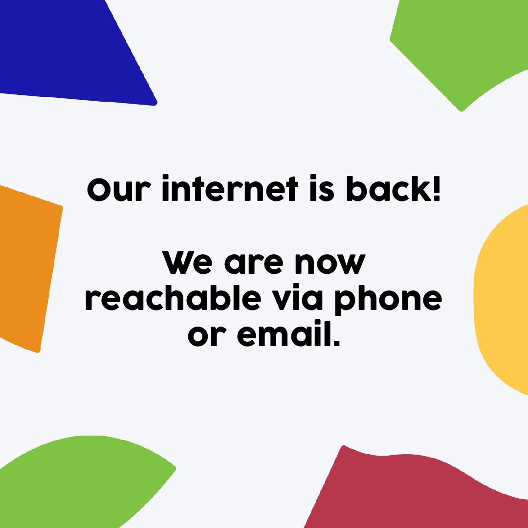 Our phone is back on!