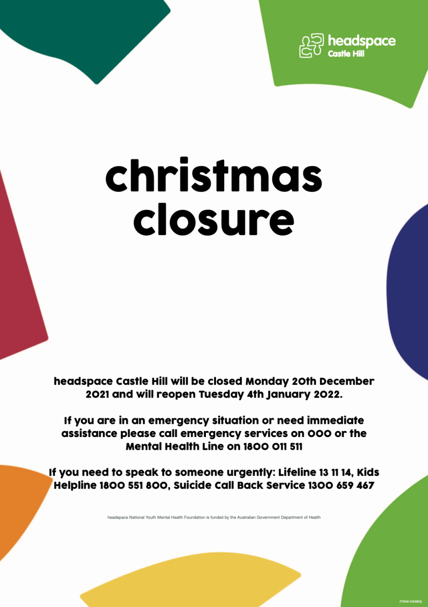 Centre Holiday Closure Period