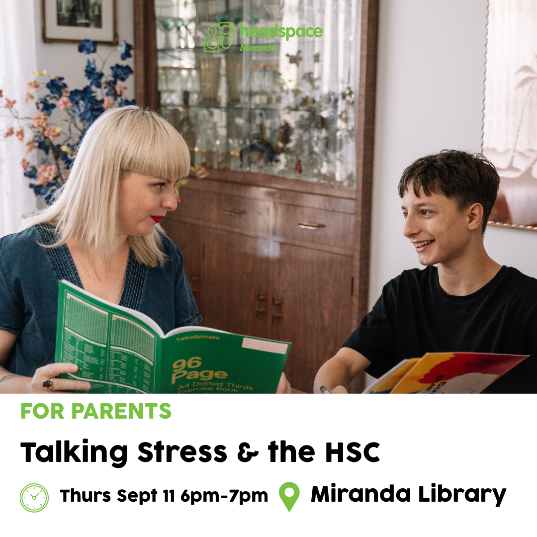 Talking Stress and the HSC for parents