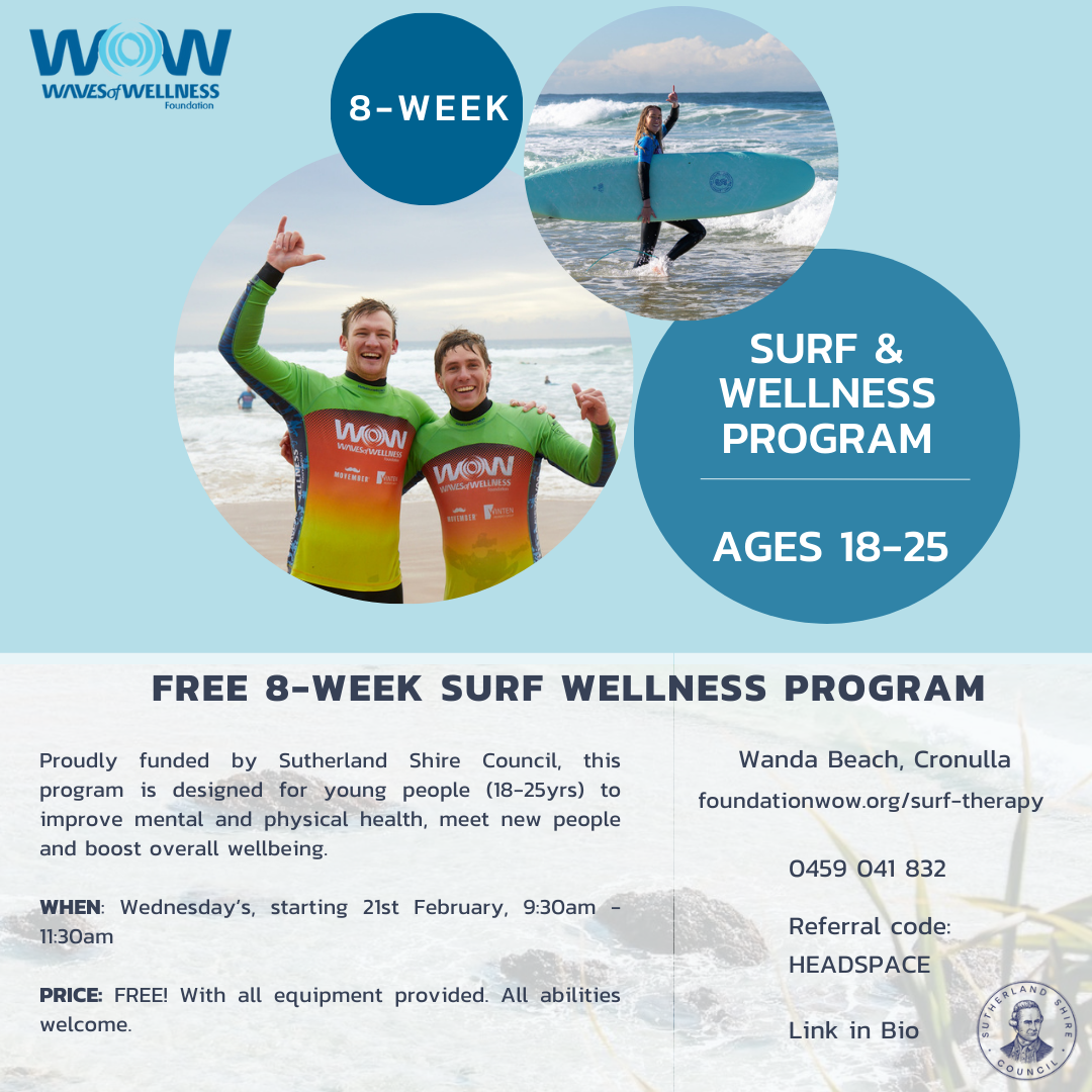 Waves of Wellness - Free 8 Week Surf Program
