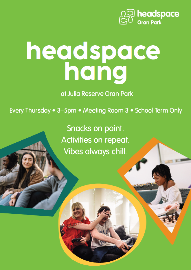 headspace hang on Thursday afternoons at Julia Reserve with headspace ...