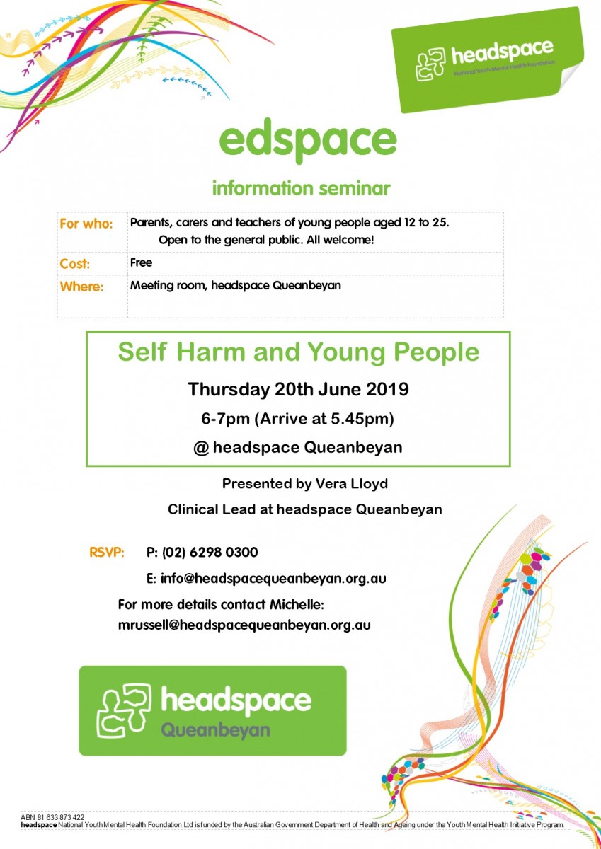 Ed-Space coming up on Self Harm