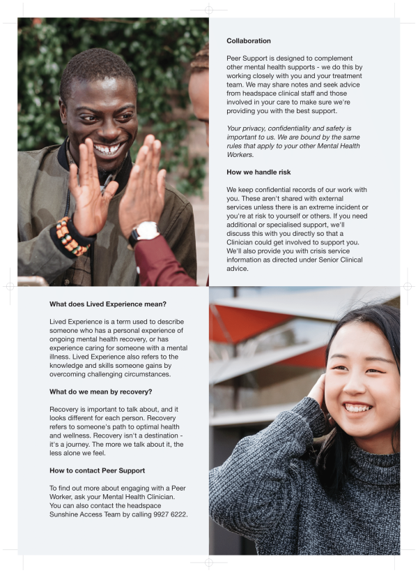 Youth peer support