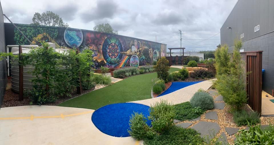 Mental Health and Wellbeing Sensory Garden Progress 2020