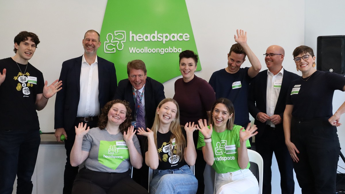 Celebrating the relauch of our new headspace Woolloongabba centre!
